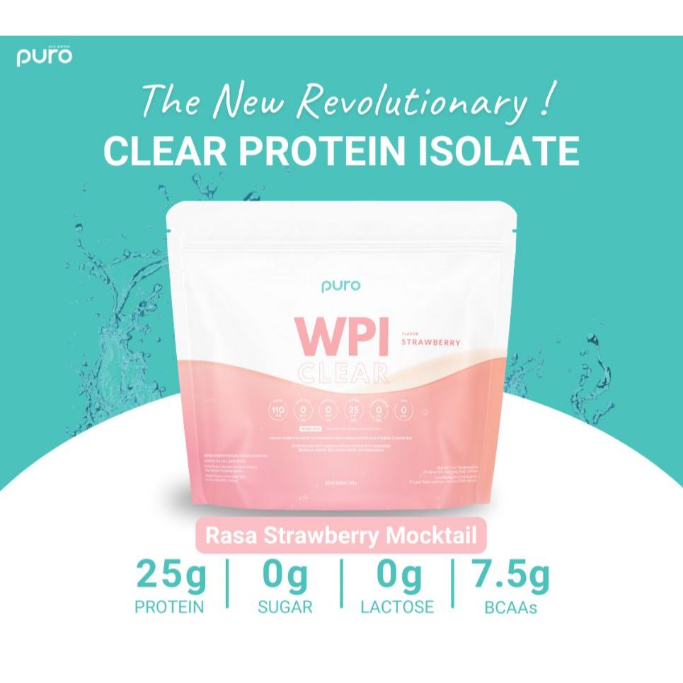 Jual PURO WPI 300gr ISOPRO Whey Protein Isolate GrassFed susu protein ...
