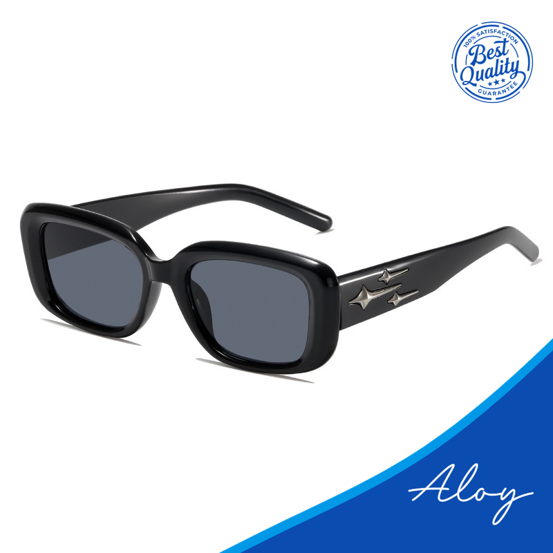 Jual PL-H028 Kacamata Hitam Retro Vintage Wanita Dan Pria Kotak Fashion Korean Desain Bintang ...