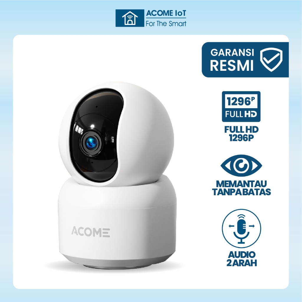 Jual ACOME APC01 Smart Camera CCTV WiFi Indoor Camera Audio FULL HD ...