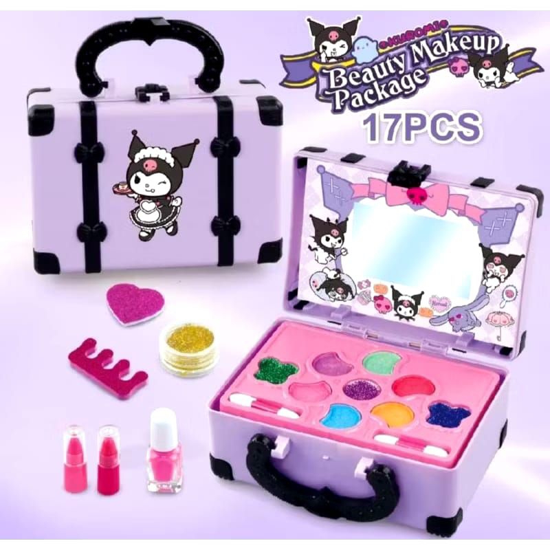 Jual MAINAN MAKEUP KOPER ANAK BEAUTY KOSMETIK 17PCS | Shopee Indonesia