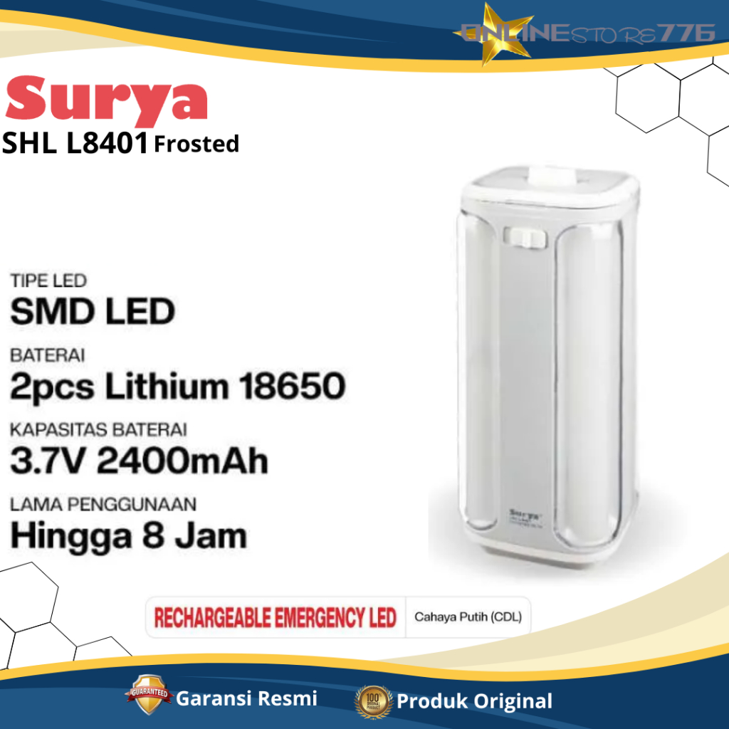 Jual LAMPU EMERGENCY SURYA / SHL L8401 FROSTED / LAMPU EMERGENCY LED ... Jual LAMPU EMERGENCY SURYA / SHL L8401 FROSTED / LAMPU EMERGENCY LED ...
