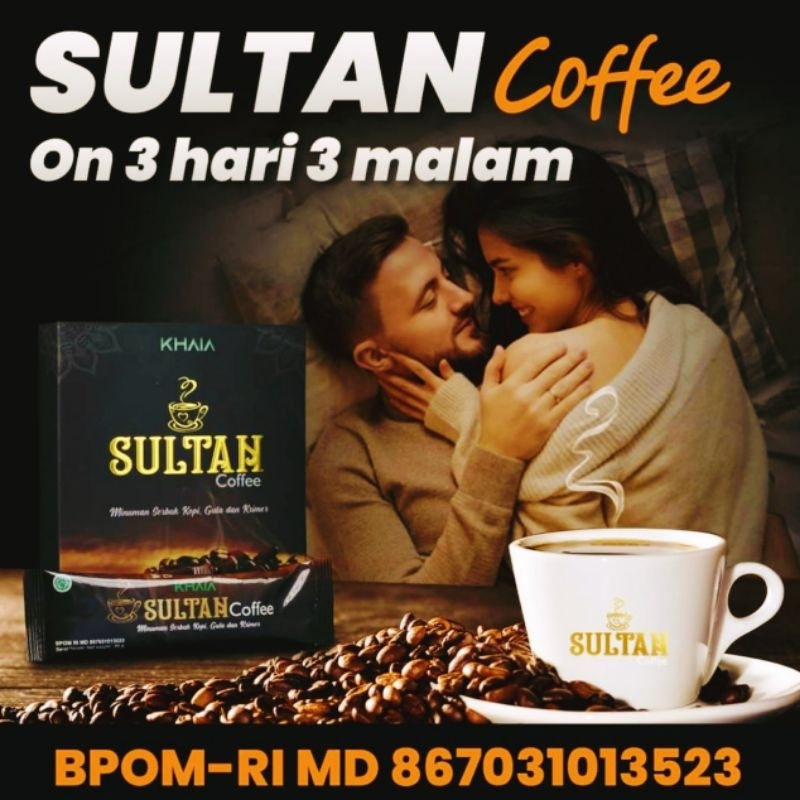 Jual 1 Box isi 10 Sachet ORIGINAL Sultan Coffee | Kopi Sultan | Coffee Sultan | Kopi Stamina ...