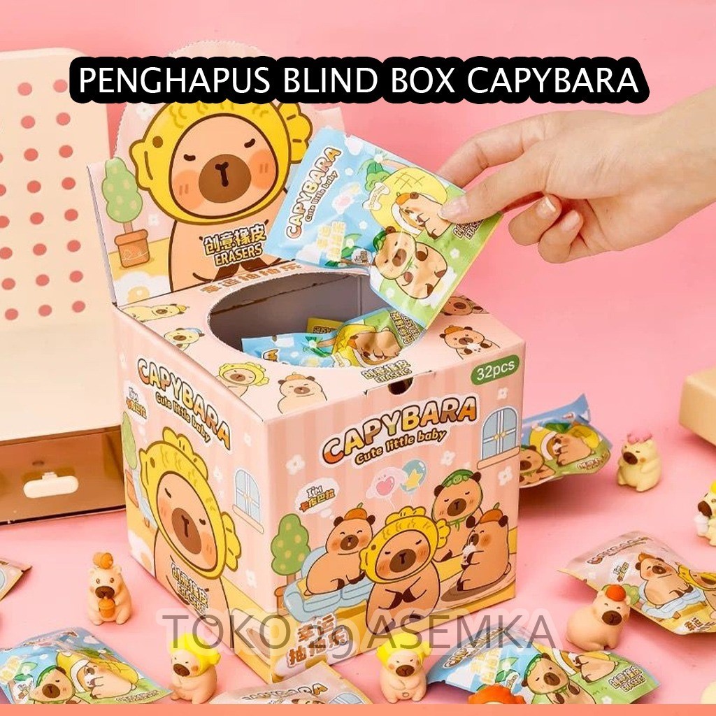 Jual PENGHAPUS MISTERY BAG CAPYBARA ER-1470 BLIND BOX BLIND KAPIBARA ...