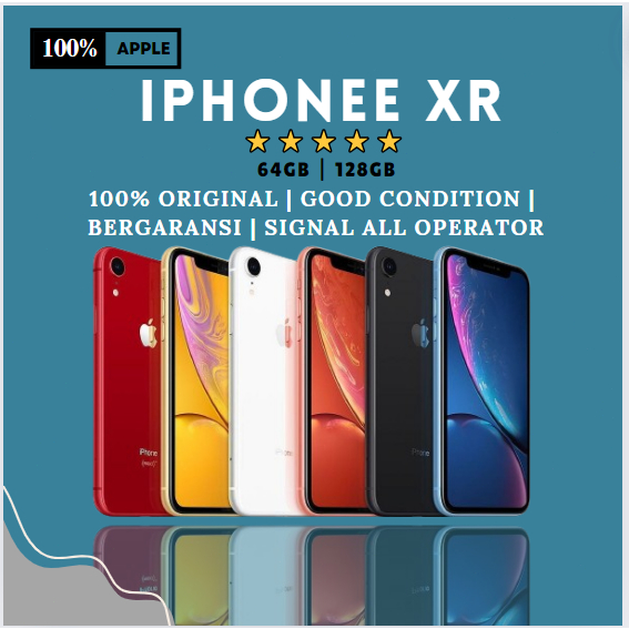 Jual i Phonee XR 64GB 128GB Second ORIGINAL Fullset Mulus Like New Bergaransi Best Seller ...