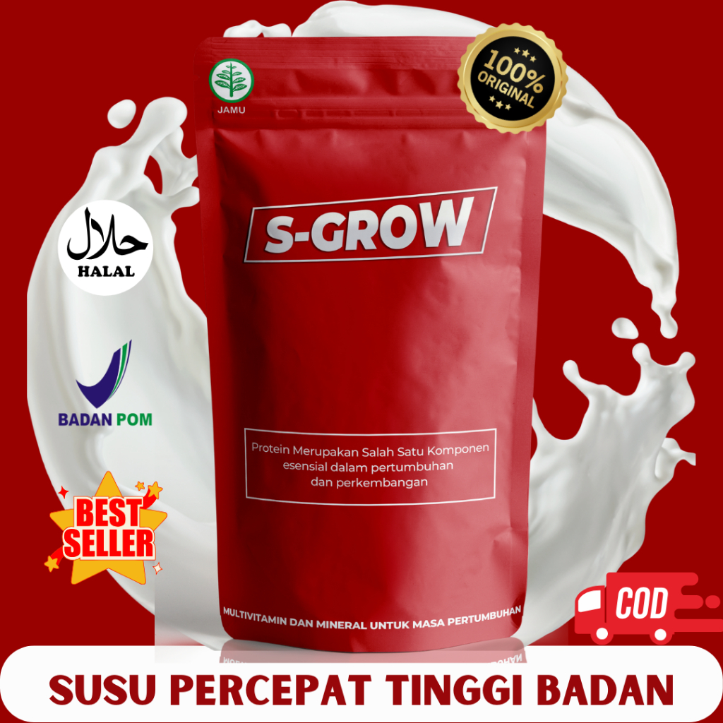 Jual Susu Peninggi Badan Super Ampuh S GROW - Peninggi badan terbaik ...