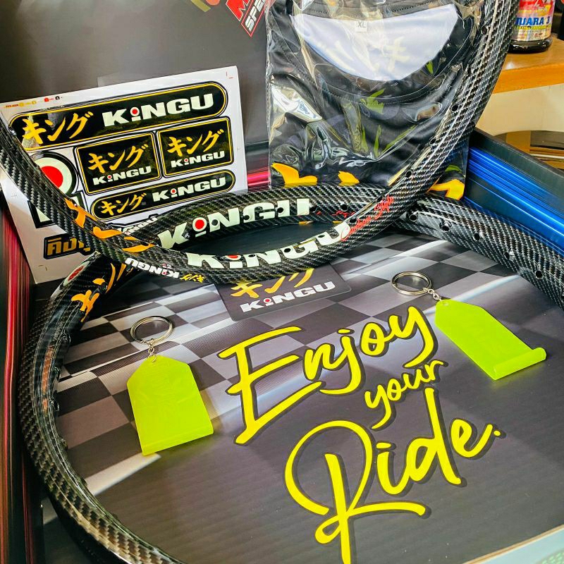 Jual VELG KINGU CARBON ORIGINAL UKURAN DEPAN 120 BELAKANG 140 R17 ...