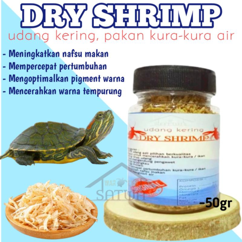 Jual UDANG KERING MAKANAN KURA-KURA AIR BRAZIL AST CST DAMER AMBON ...