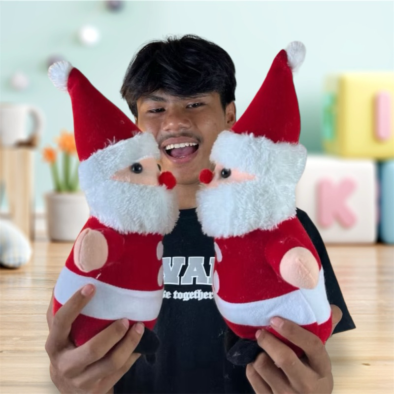 Jual BONEKA SANTA CLAUS 30 CM / HIASAN NATAL /BONEKA NATAL SINTERKLAS ...