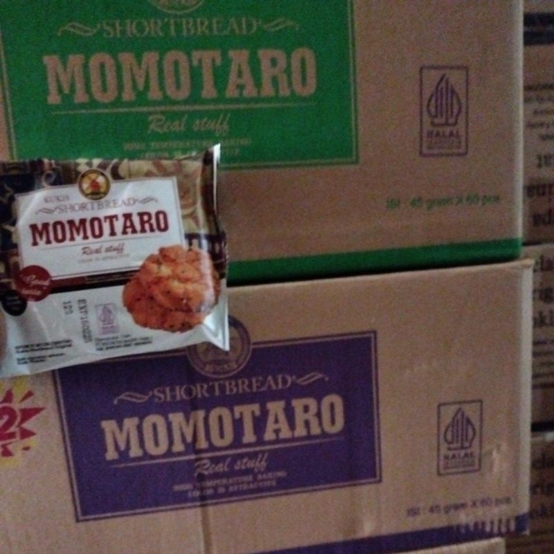 Jual Roti Momotaro kukis 1 dus isi 60 pcs 3 rasa | Shopee Indonesia