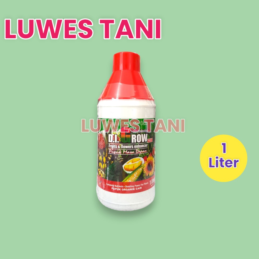 Jual Digrow PUPUK ORGANIK PLUS D.I.GROW Fruits & Flowers enhancer RED ...