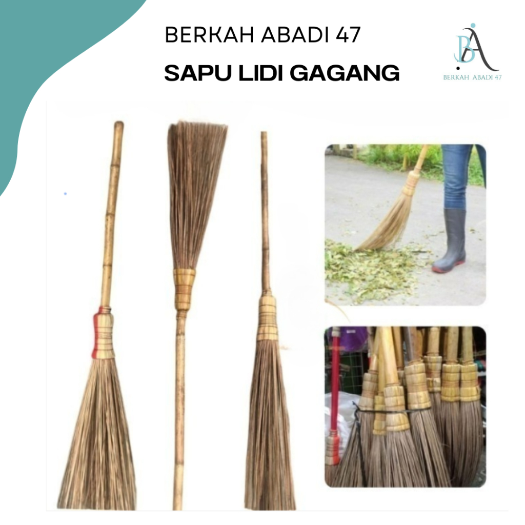 Jual Sapu Lidi Gagang Panjang Halamann Sapu Lidi Gagang BAMBU KUAT Bisa ...