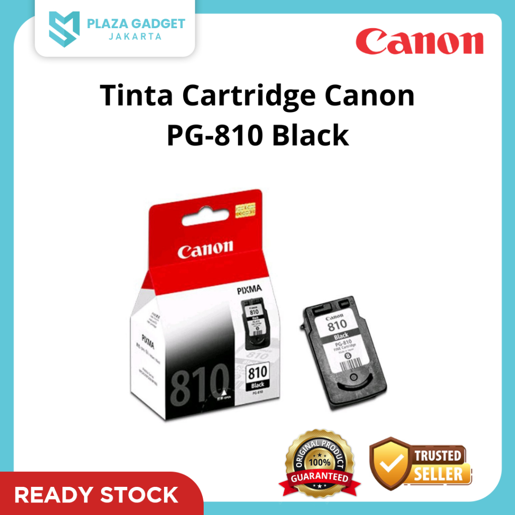 Jual Tinta Cartridge Printer CANON Original PG 810 PG-810 Warna Hitam ...