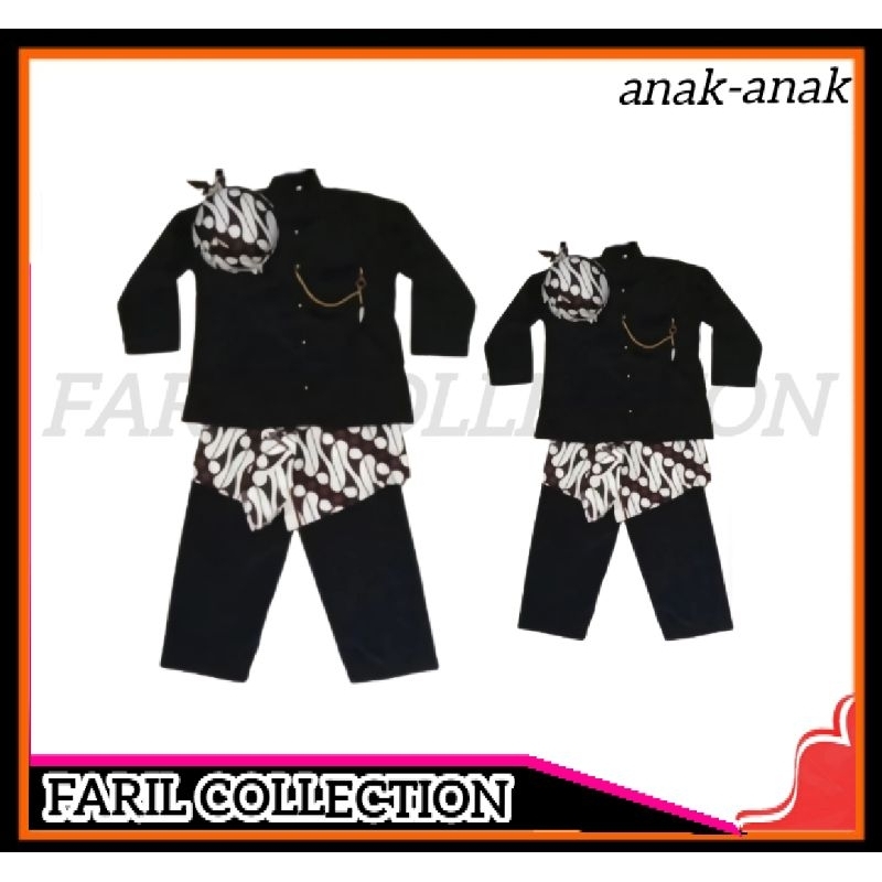 Jual BAJU BASOFI ANAK KOMPLIT BLANGKON DAN RANTAI BAJU ADAT JAWA TIMUR ...