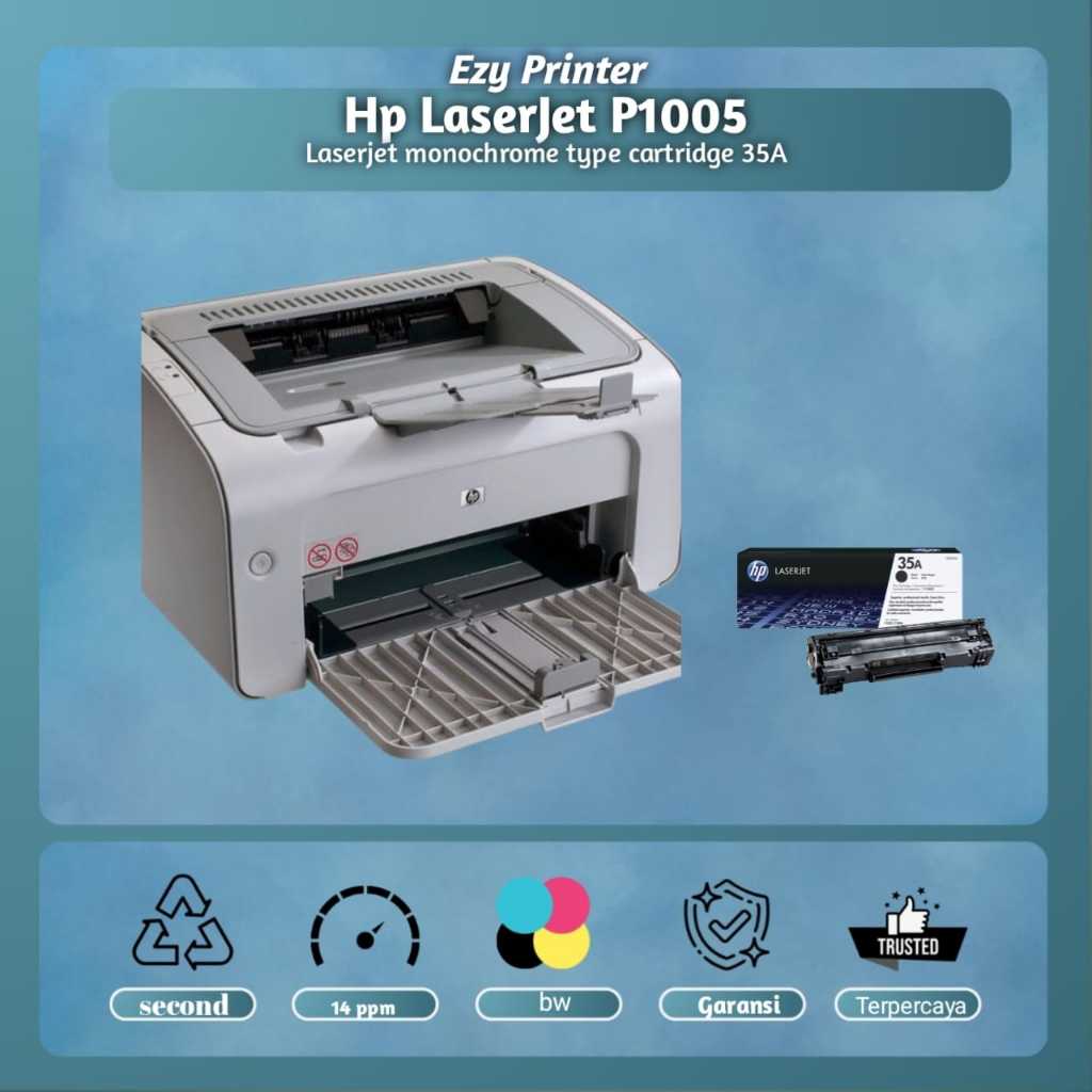 Jual Printer Hp LaserJet p1005 multifungsi siap pakai | Shopee Indonesia