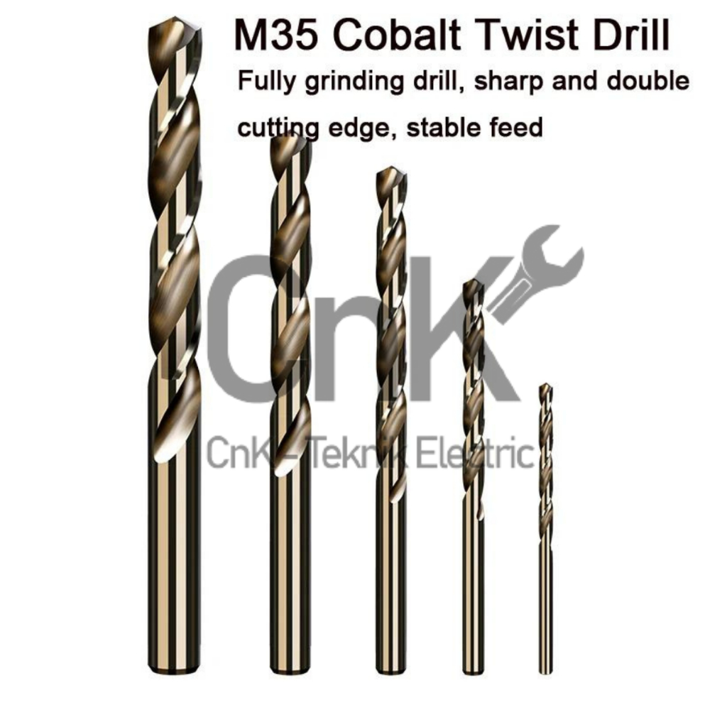 Jual MATA BOR BESI BAJA M35 COBALT 5 MM - 13 MM TCT CO BAJA LURUS BESI ...