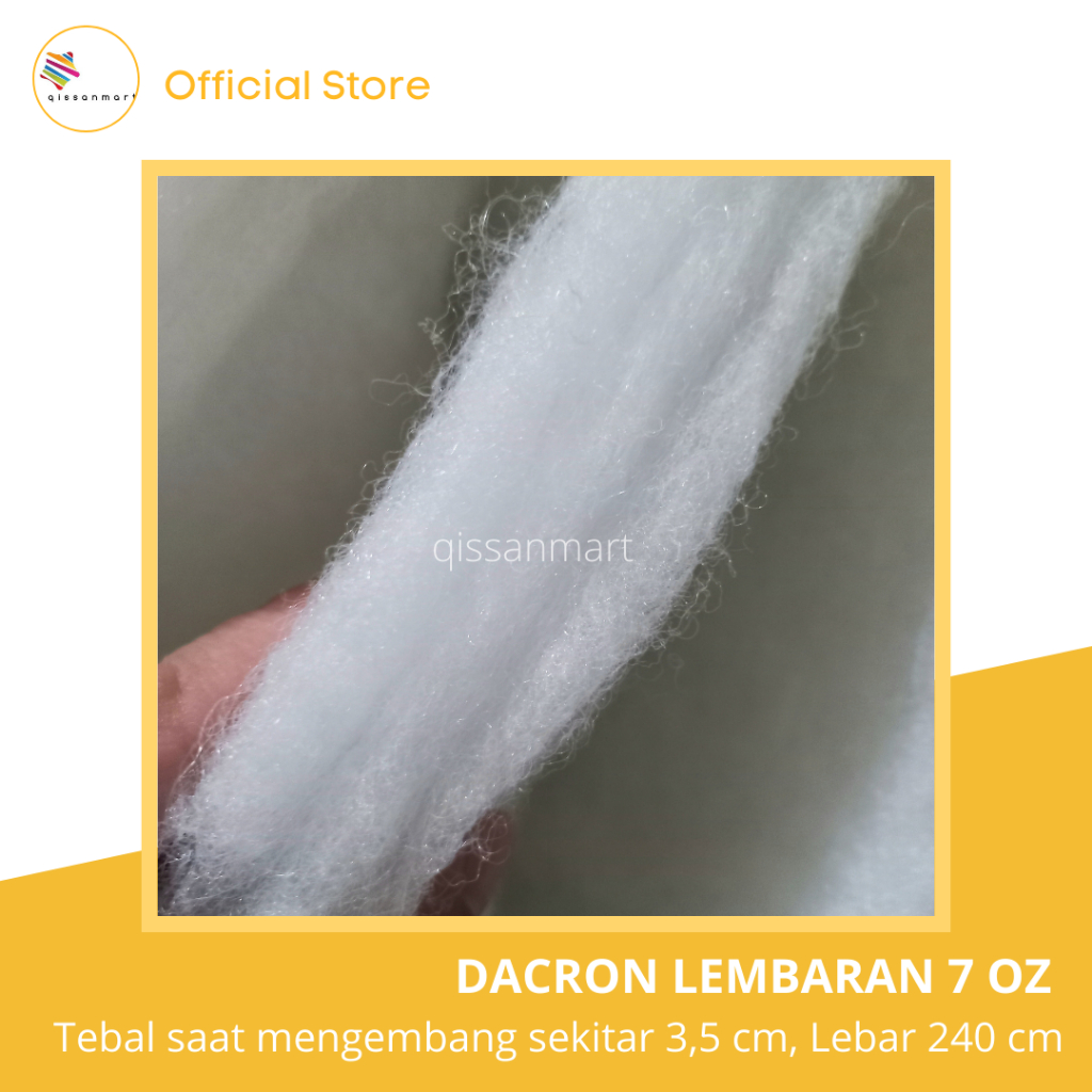 Jual Dacron Lembaran Dakron Lembaran 7oz - Tebal 3 cm - Lebar 240 cm ...