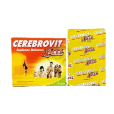 Jual CEREBROVIT X-CEL TAB (1 STRIP = 10 TABLET) | Shopee Indonesia