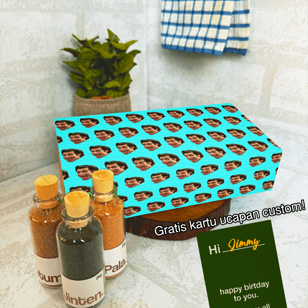 Jual Hampers Custom Print Muka | Gift Box Bumbu/Rempah | Parcel&Kado ...