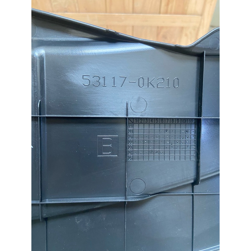 Jual 53117-0K210 Cover Grill Atas Radiator Fortuner Gr Sport Hilux Gr ...
