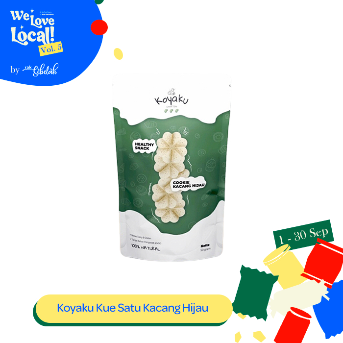 Jual Koyaku Kue Satu Snack Kacang Hijau - Healthy | Low Fat | High ...