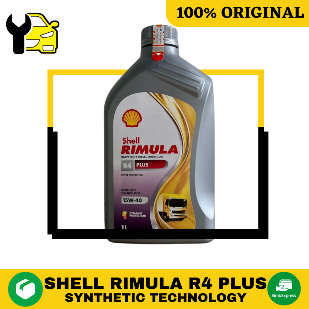 Jual Oli Shell Helix Rimula R4 Plus 15W/40 1L | Shopee Indonesia