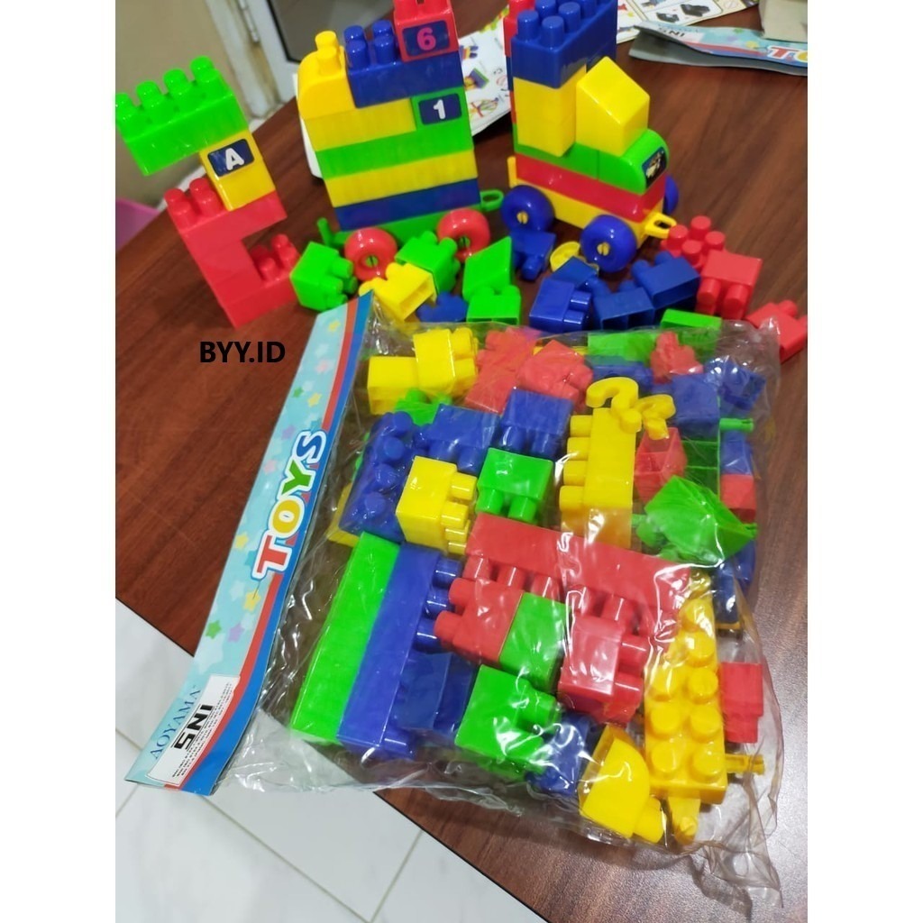 Jual Mainan Lego Block Balok Blok Besar 50pcs Buat Anak Balita Edukasi ...