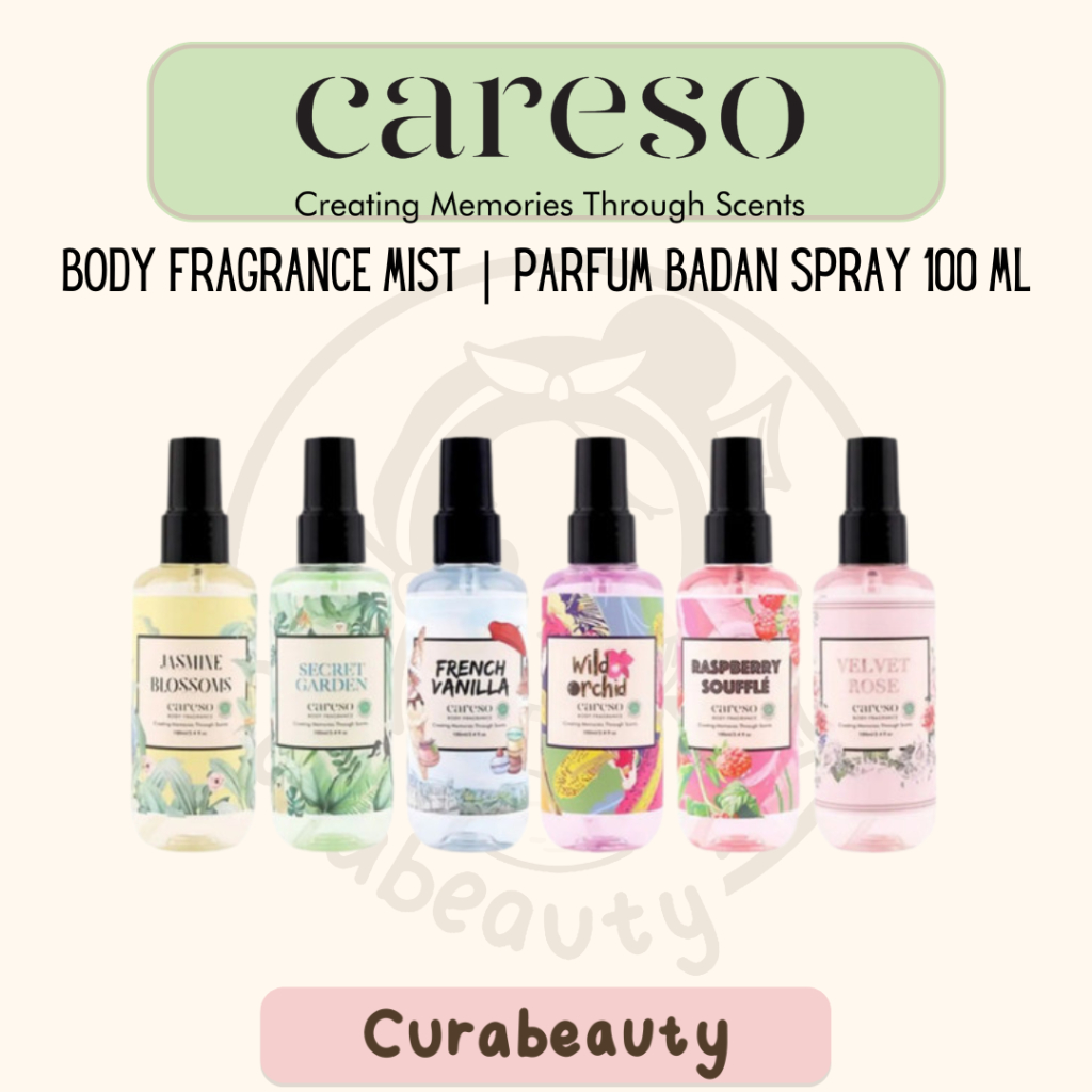 Jual MANADO CARESO BODY FRAGRANCE MIST | PARFUM BADAN SPRAY 100 ML ...