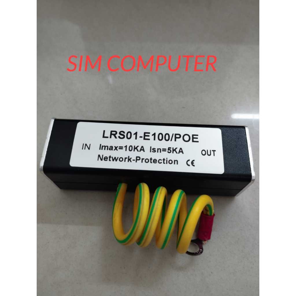 Jual SURGE PROTECTOR RJ45 1G ARRESTER RS485 ANTI PETIR 1G LRS01 24V 12V ...