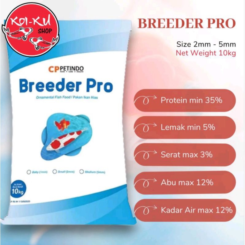 Jual Breeder pro 10kg (Medium) | Shopee Indonesia