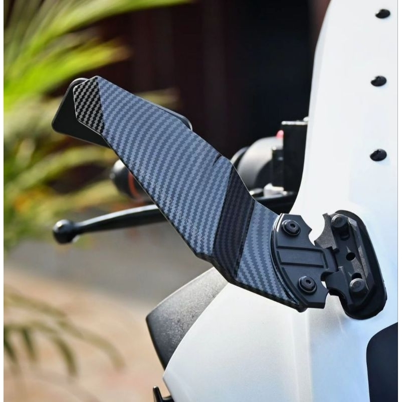 Jual Spion Winglet New AERO H2 Carbon Fiber Rear Mirror Spion Winglet ...