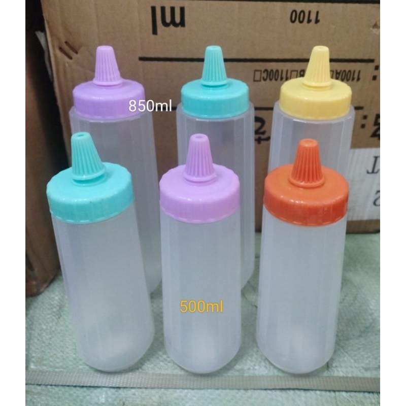 Jual botol mayones botol saus botol minyak tutup putar | Shopee Indonesia