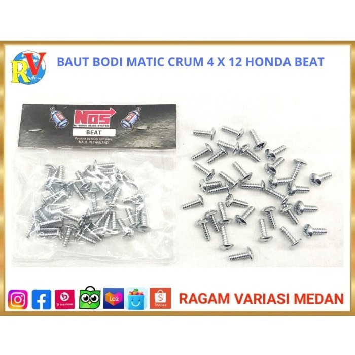 Jual BAUT COVER BODI BODY MATIC CRUM BEAT VARIO 34 PCS HONDA | Shopee ...