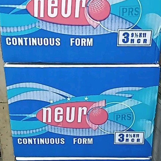Jual Kertas Continuous Form Neuro 9.5x11 3 Ply Bagi 2 K3/2 NCR Print ...
