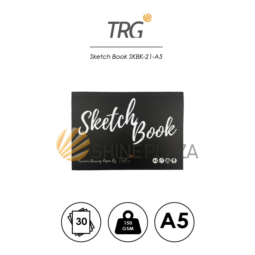 Jual TRG Sketchbook Sketch Drawing Book A5 150gsm SKBK-21-A5 - Kertas ...