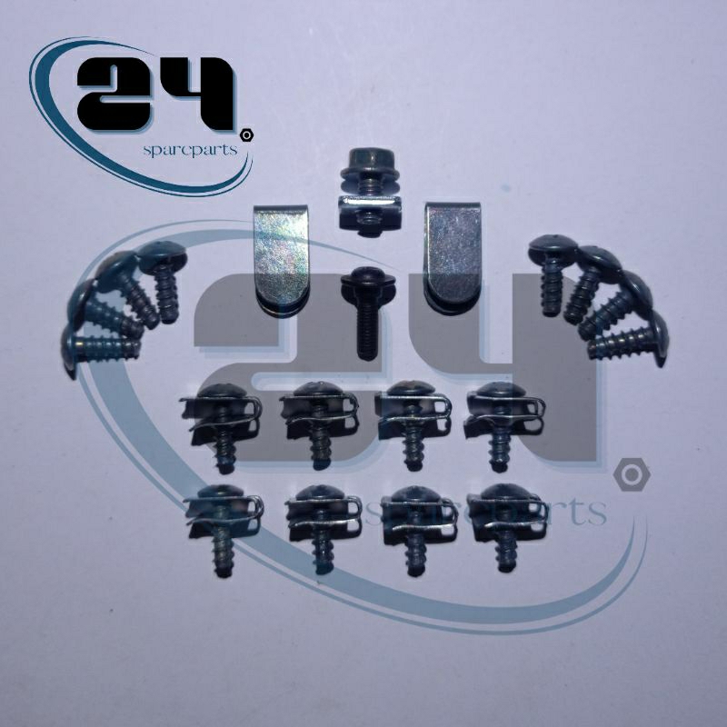 Jual Satu set Baut/Baut batok kepala Yamaha Fizr (Poswan) | Shopee ...