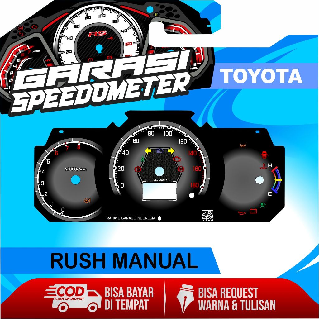 Jual PAPAN SPEEDOMETER CUSTOM TOYOTA RUSH MANUAL DAN MATIC | Shopee ...