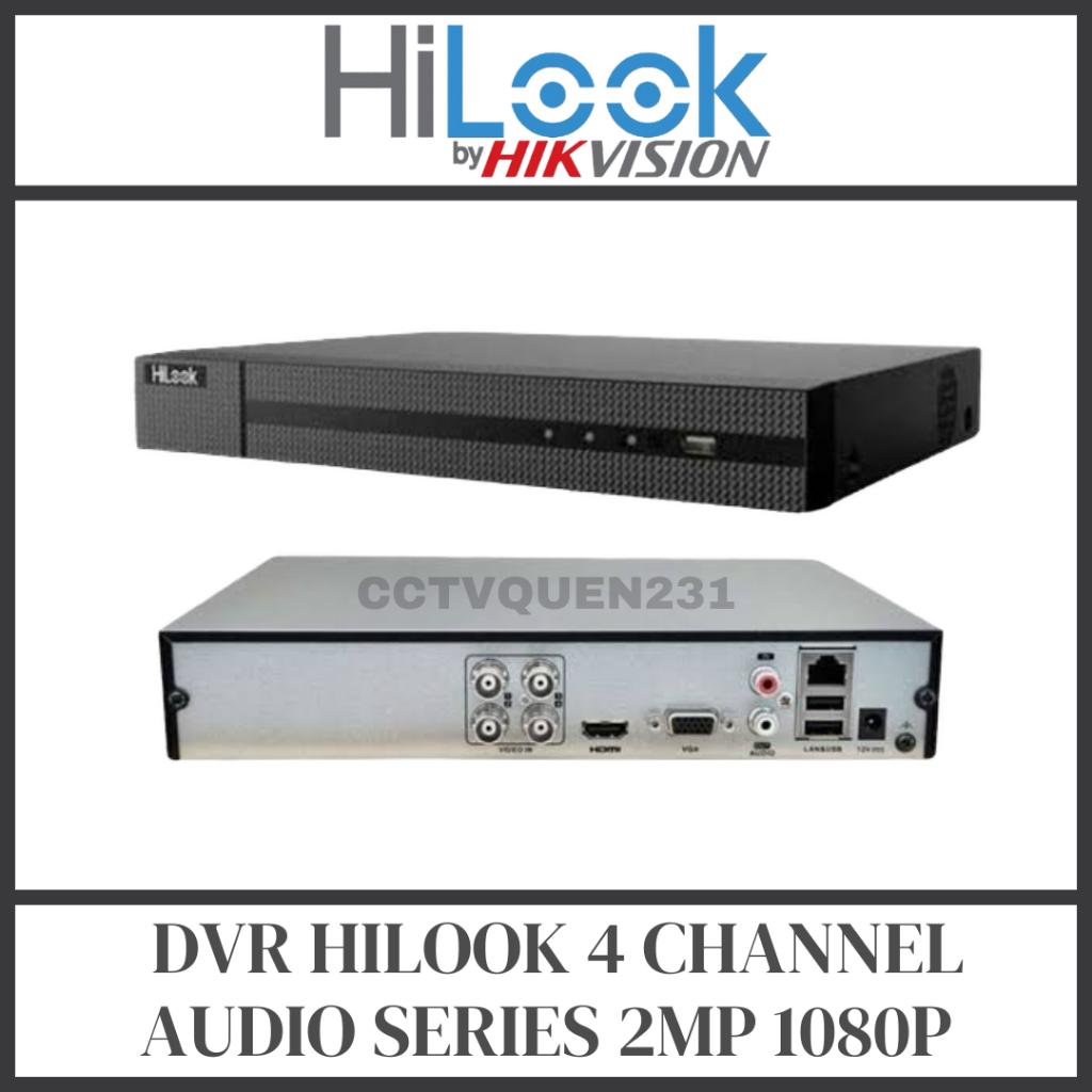 Jual DVR HILOOK 4 CHANNEL 2MP 1080P TURBO HD | Shopee Indonesia