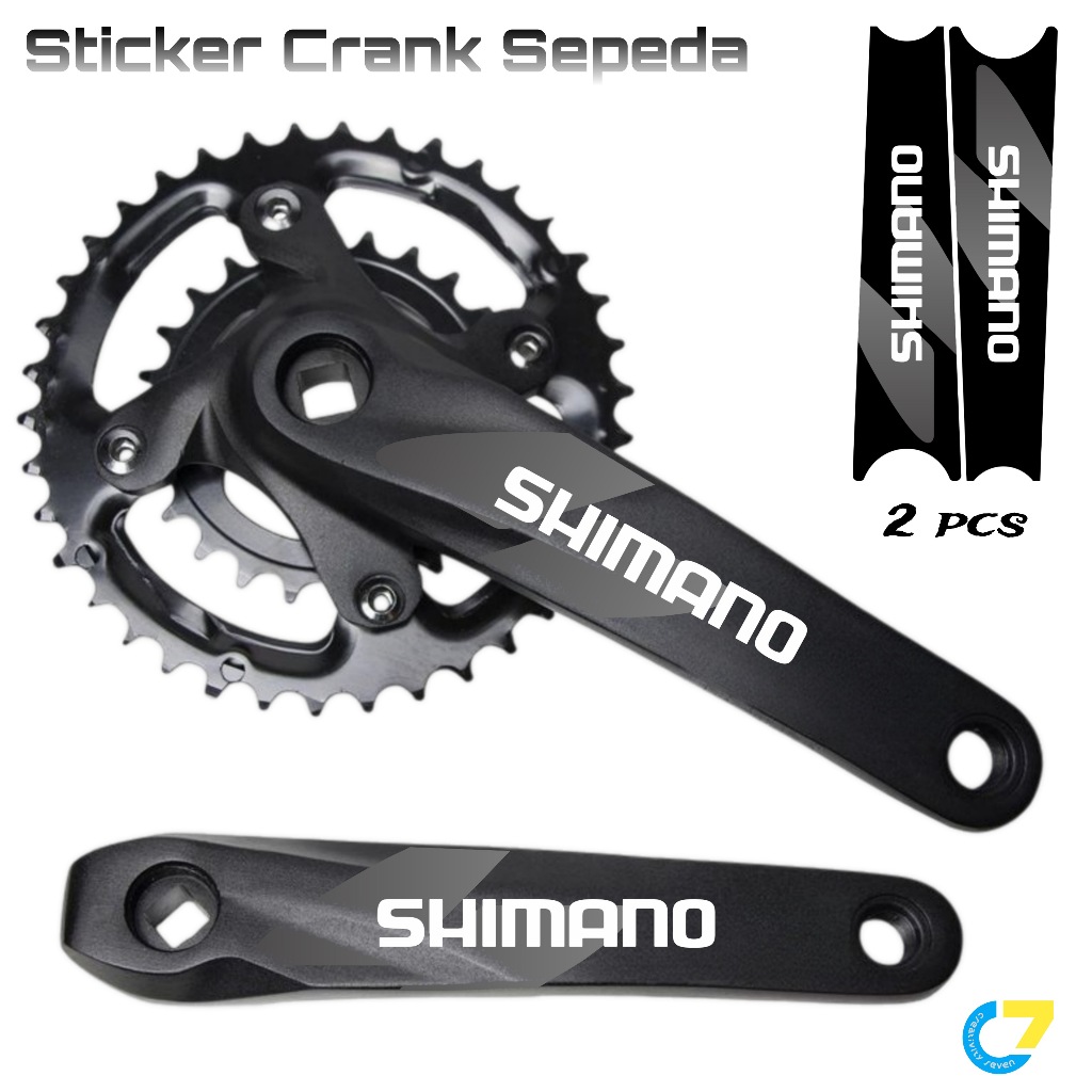 Jual Sticker crank Shimano - Sticker crank sepeda MTB shimano - Sticker ...