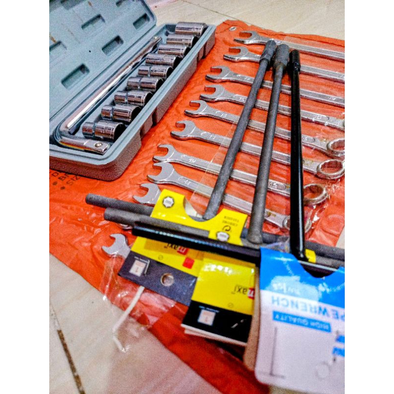 Jual Promo Satu Set Kunci Bengkel Motor - Kunci T 8 10 12 3 Pcs / Kunci ...