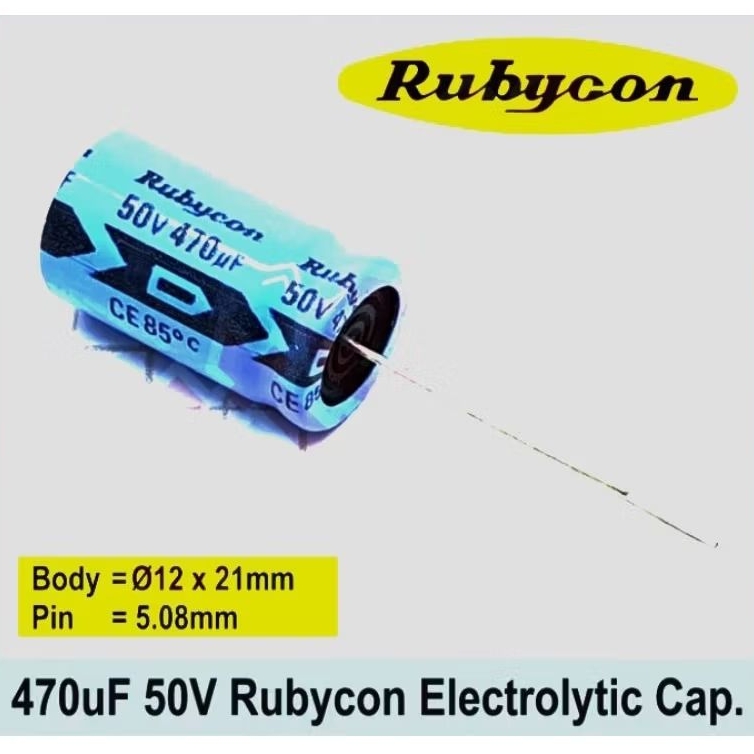 Jual Elco 470uF 50Volt Electrolytic Capacitor 470uF 50V Kapasitor 470 ...