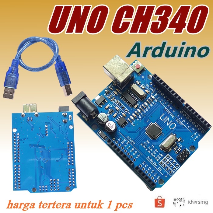 Jual UNO R3 ATmega328P CH340 CH340G Arduino UNO USB Board for Compatible | Shopee Indonesia