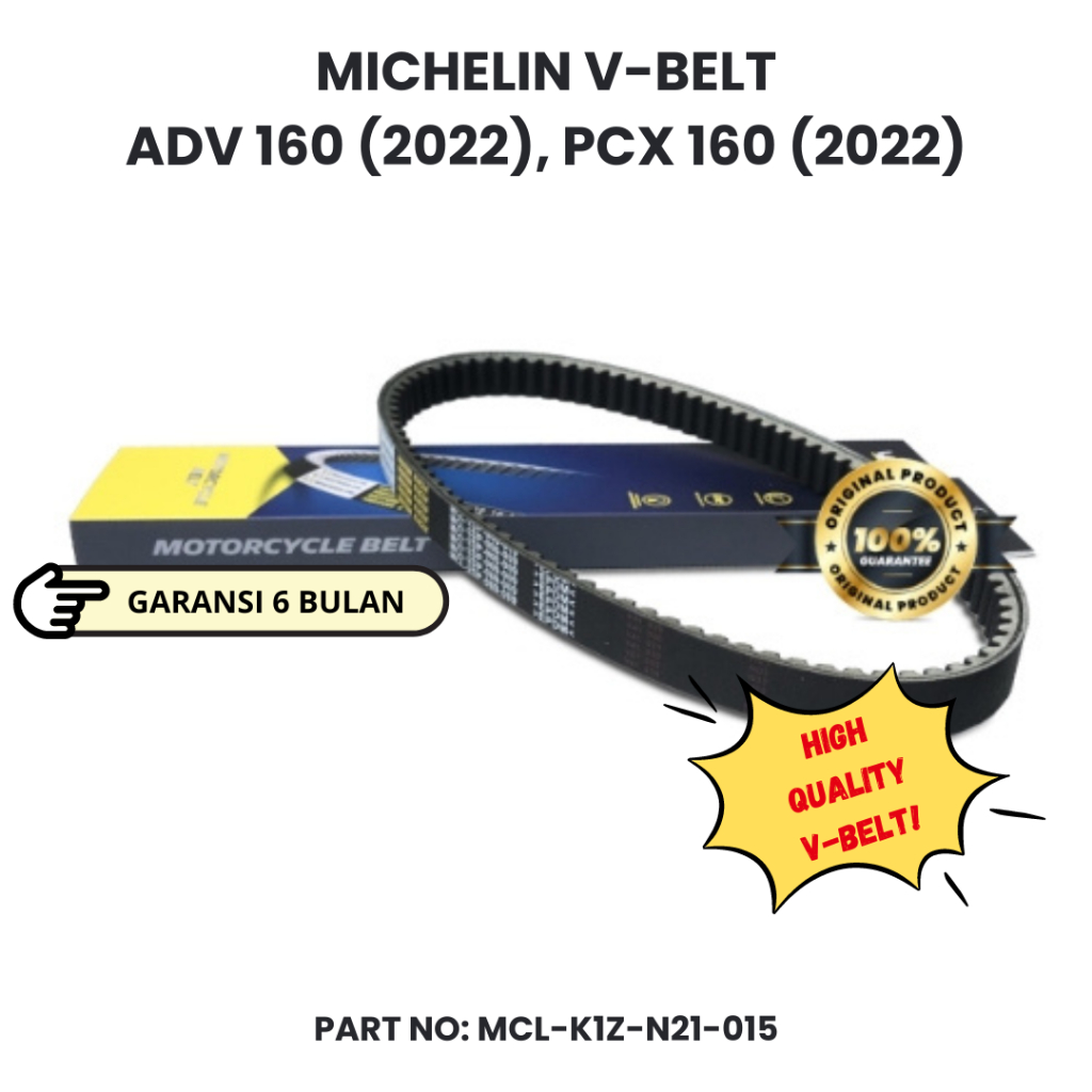 Jual MICHELIN V-BELT / VANBELT ADV 160 (2022), PCX 160 (2022) | Shopee Indonesia