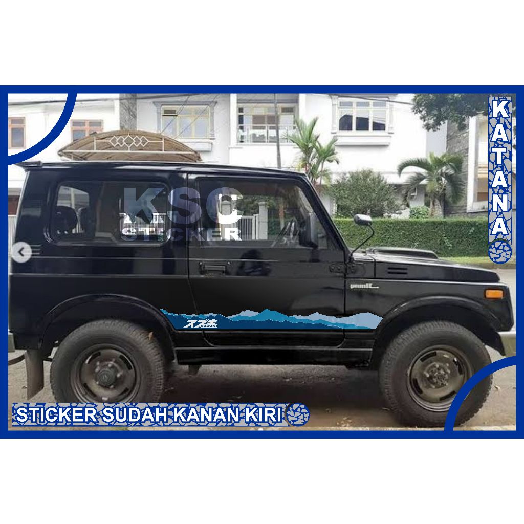 Jual DECAL STICKER MOBIL SUZUKI KATANA JIMNY MOUNTAIN [K-7] STICKER ...