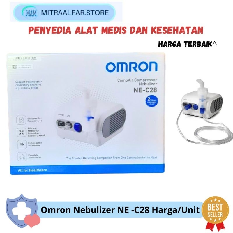 Jual OMRON NEBULIZER Compresor NE-C28 Alat Bantu Nafas Alat Terapi Pernafasan | Shopee Indonesia