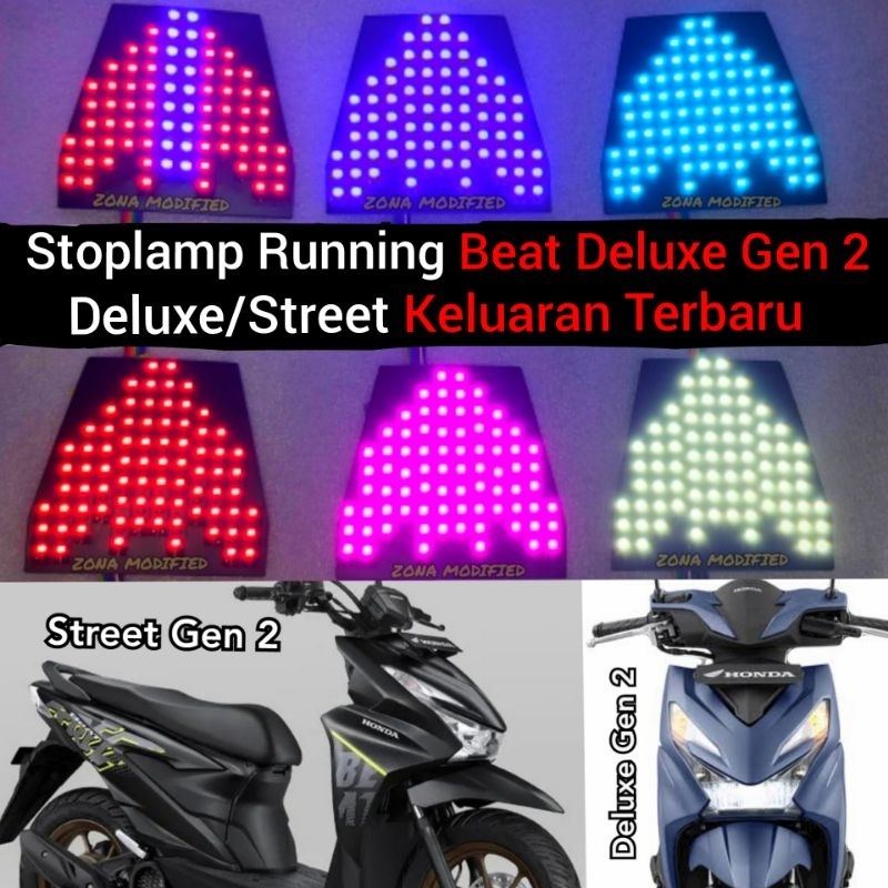 Jual Stoplamp Running Beat Deluxe Gen 2 / Beat New 2024 / Beat Keluaran ...
