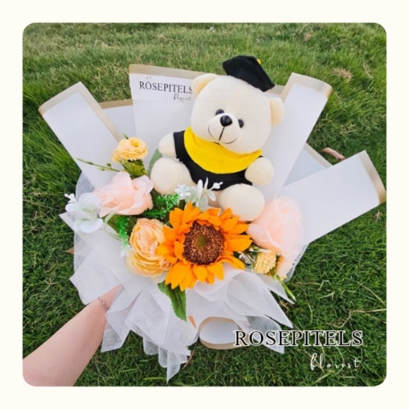 Jual Bouquet Artificial BUDGET Flower - Buket Bunga Graduation ...