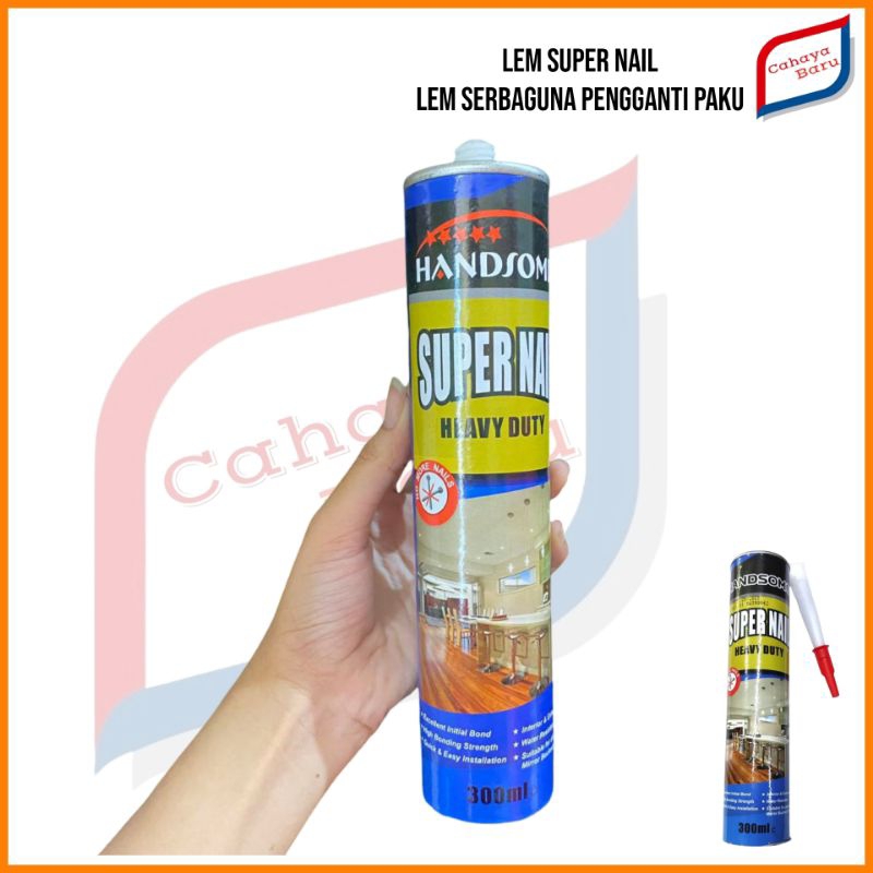 Jual Lem kaca kayu alumunium keramik batu metal no more nail lem ...