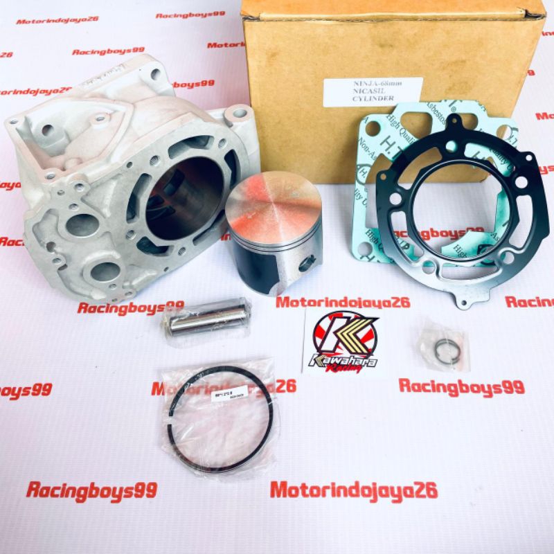 Jual Blok Seher Ninja 150 2Tak R RR Bore Up 68MM Kawahara Racing ...