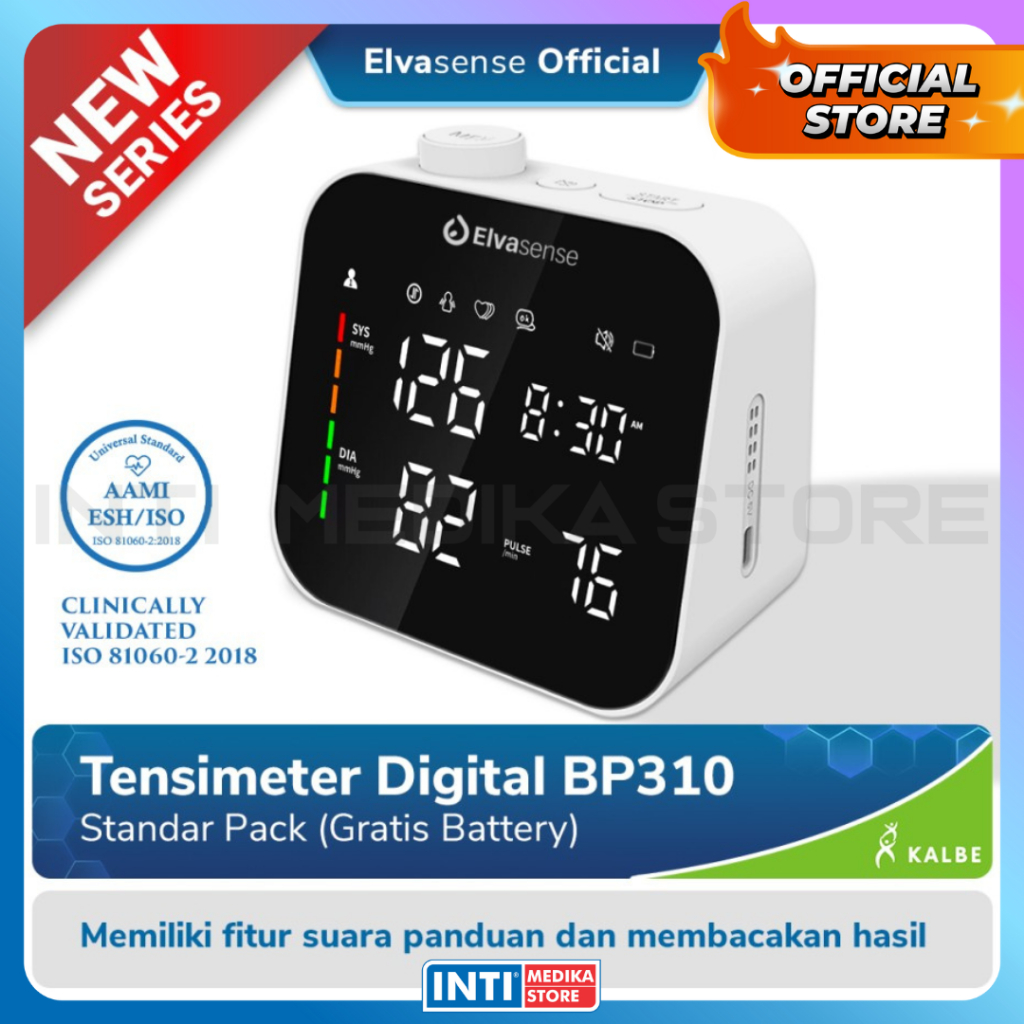 Jual ELVASENSE - Tensimeter Digital dengan SUARA + Layar LED BP310 ...