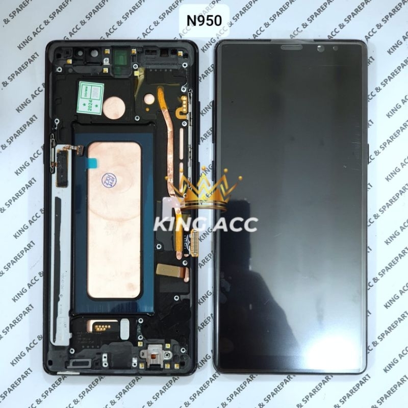 Jual LCD TOUCHSCREEN SAMSUNG GALAXY NOTE 8 / N950 BLACK INCELL PLUS ...